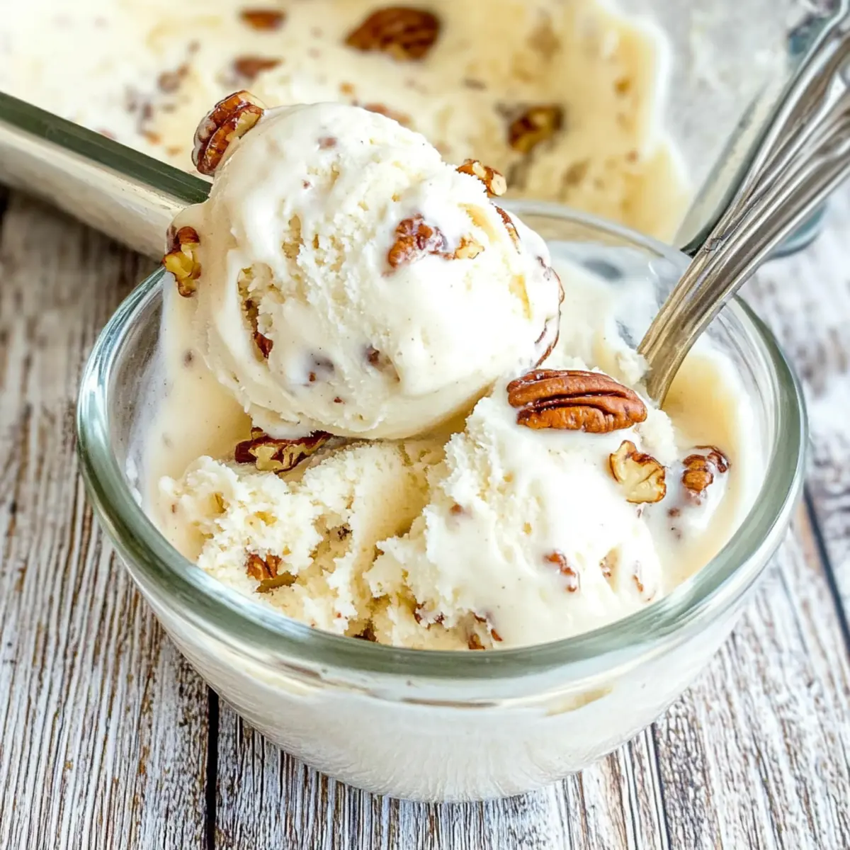 Irresistible Butter Pecan Ice Cream - Creamy Custard Delight