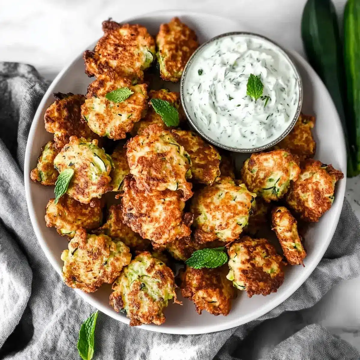 Irresistible Greek Zucchini Fritters: Quick and Delicious!