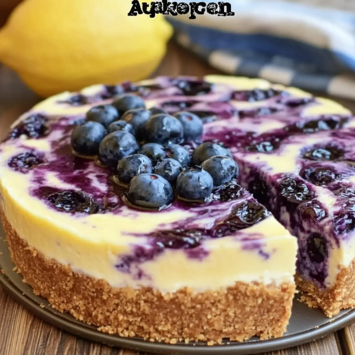 Irresistible Lemon Blueberry Cheesecake – A Delicious Classic