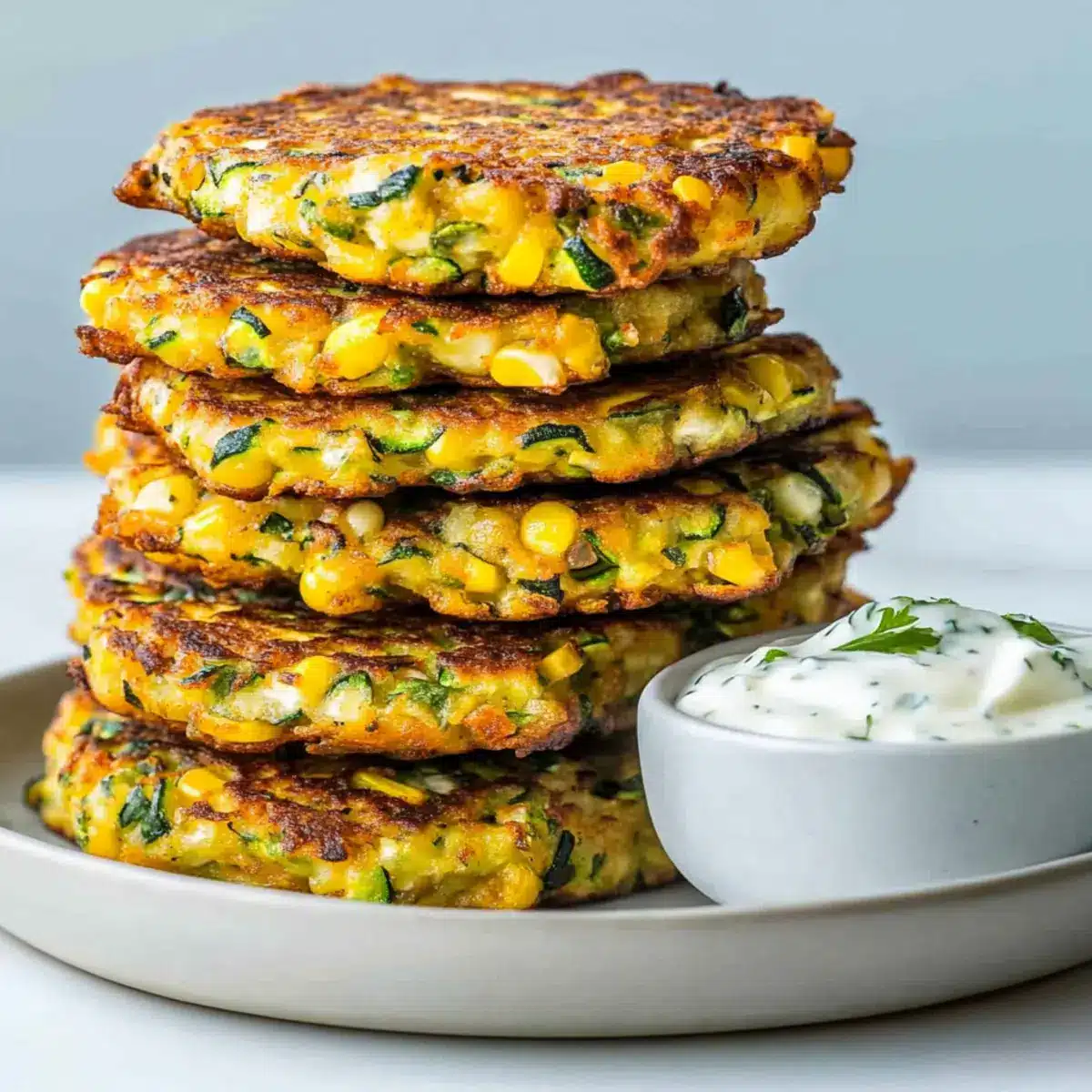 Irresistible Healthy Zucchini Corn Fritters for Brunch