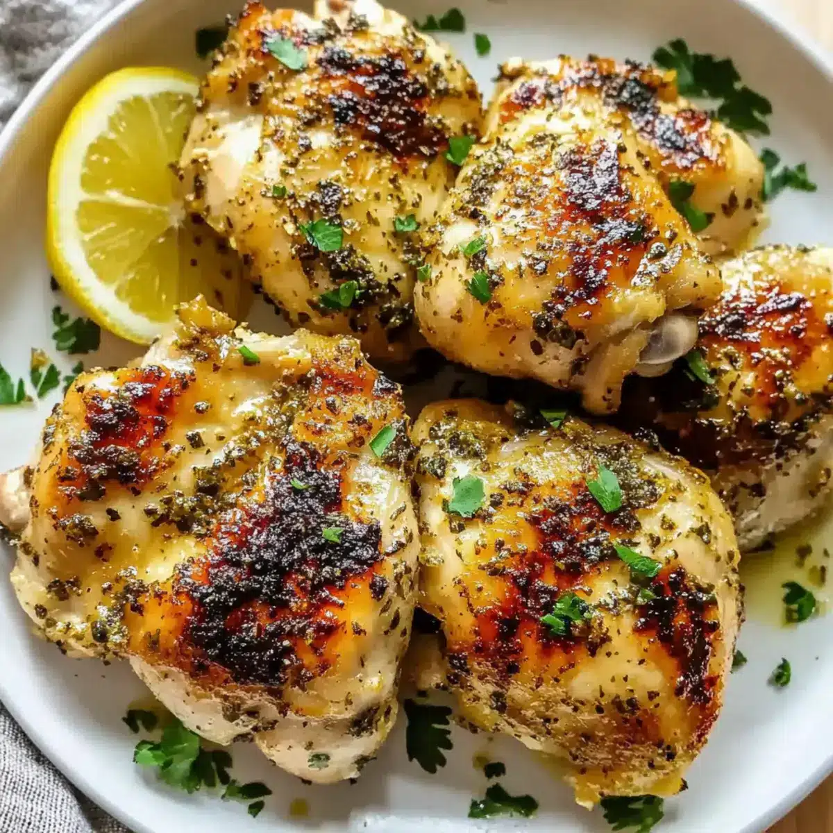 Irresistible Garlic Lemon Chicken Thighs: Quick & Delicious